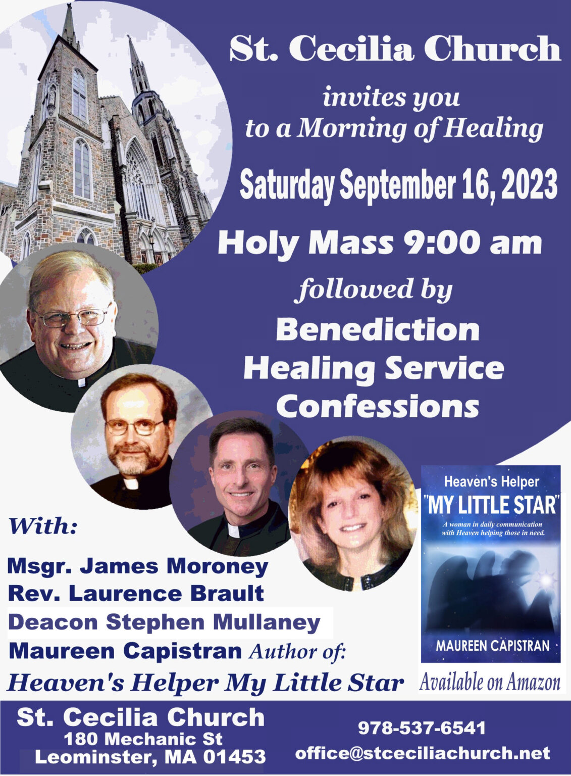 Schedule – Archangel St. Raphael Holy Healing Ministry