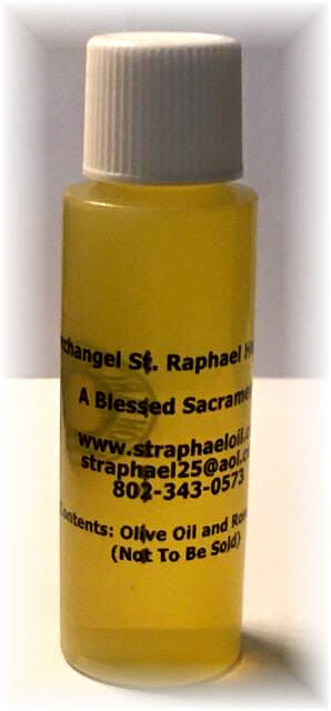 About Blessed Oil – Archangel St. Raphael Holy Healing Ministry